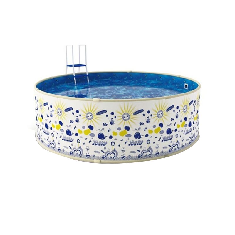 SPLASH Above Ground Pool white Iron Walls - 3.66 m X 1 m with Pump ...